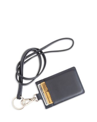 ROYCE New York Leather Lanyard Card Case | Bloomingdale's