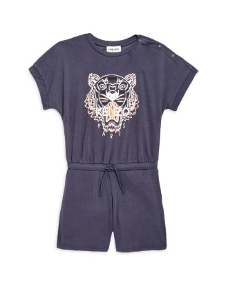 Kenzo Girls' Tiger Romper - Big Kid | Bloomingdale's