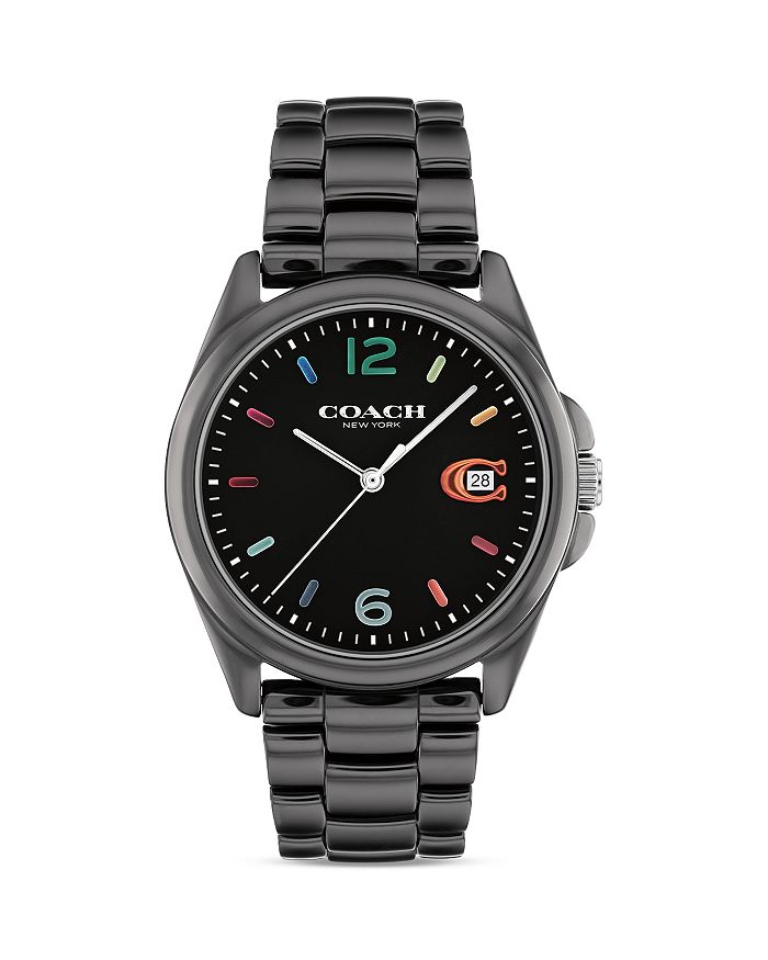 COACH Greyson Watch, 36mm | Bloomingdale's