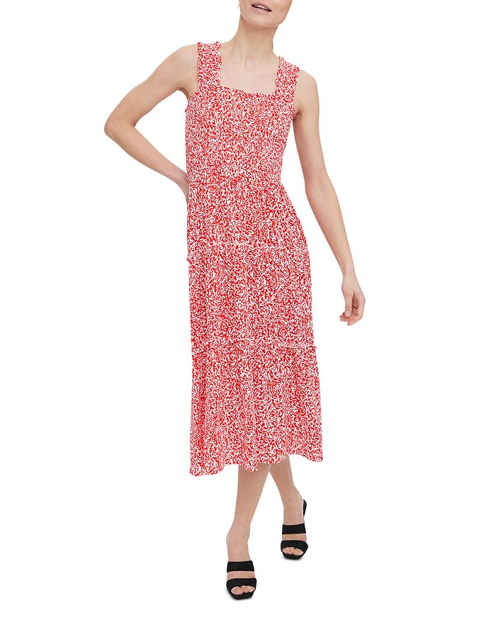 Vero Moda Jenny Smocked Midi Dress | Bloomingdale's