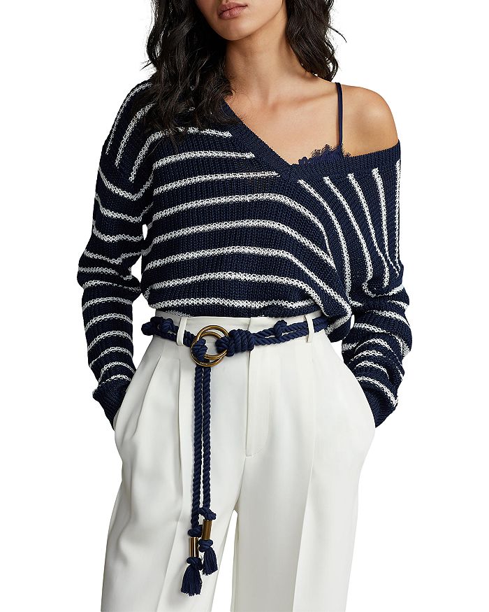 Ralph Lauren Linen Knit Sweater | Bloomingdale's