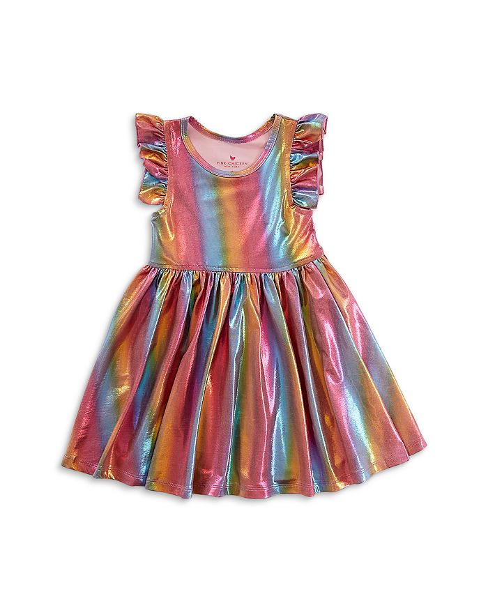 Pink Chicken Girls' Ruffle Steph Dress - Little Kid | Bloomingdale's