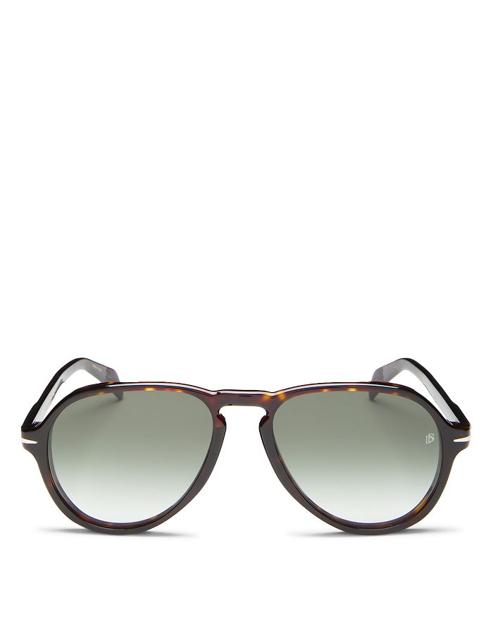 David Beckham Aviator Sunglasses, 55mm | Bloomingdale's