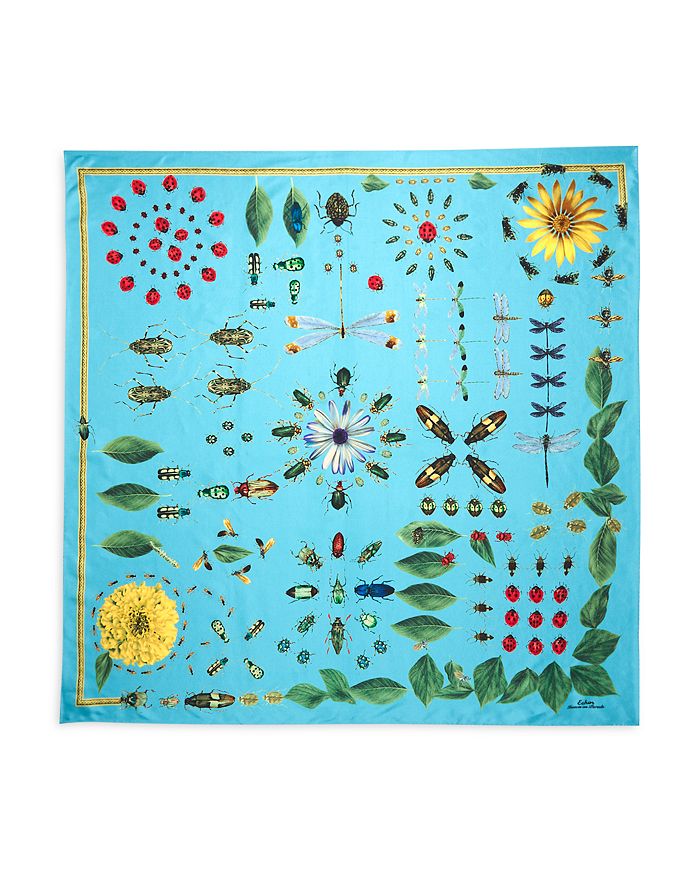 Echo Insects On Parade Silk Scarf | Bloomingdale's