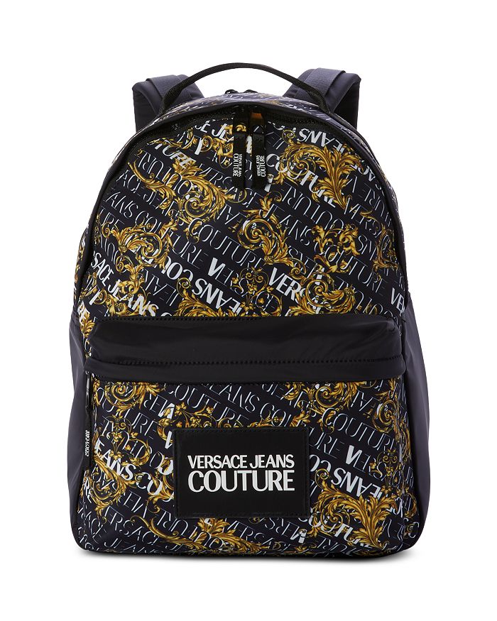 Versace Jeans Couture Logo Baroque Print Backpack | Bloomingdale's