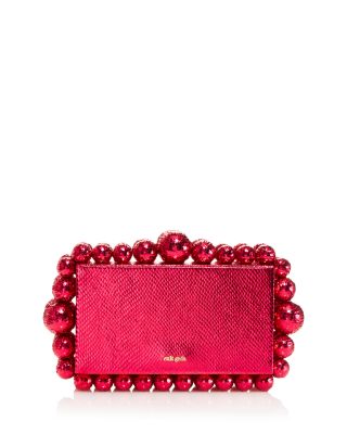 Cult Gaia Eos Snake Embossed Box Clutch | Bloomingdale's