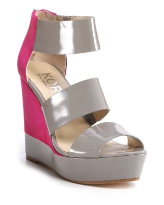 MICHAEL Michael Kors "Collie" Platform Wedge Sandals | Bloomingdale's