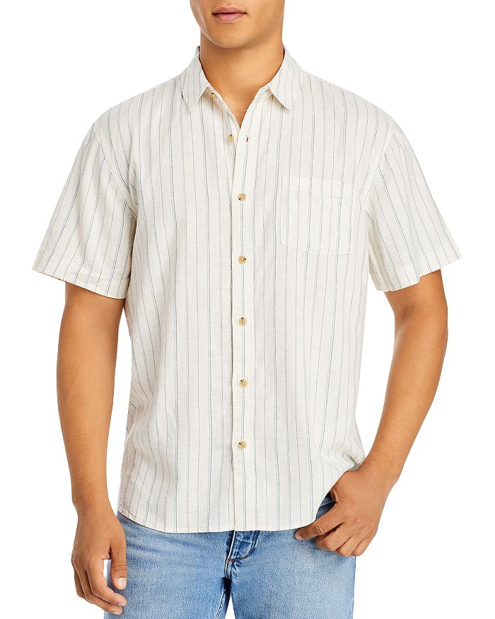 Marine Layer Striped Button Down Shirt | Bloomingdale's