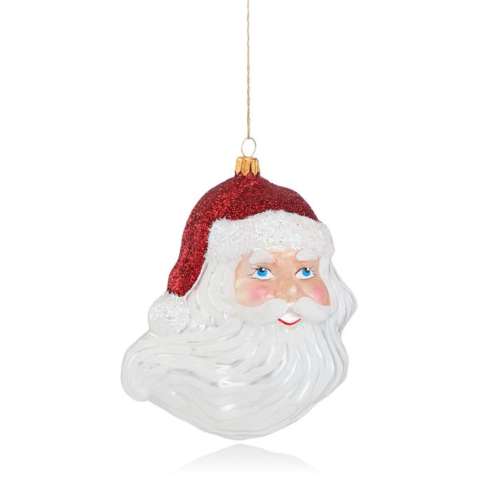 Bloomingdale's Glass Santa Head Ornament - 100% Exclusive | Bloomingdale's