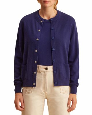 Gerard Darel Leandro Snap Front Wool Cardigan | Bloomingdale's