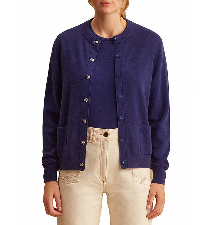 Gerard Darel Leandro Snap Front Wool Cardigan | Bloomingdale's