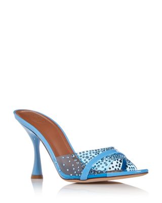 Malone Souliers Women's Julia Embellished High Heel Mules | Bloomingdale's