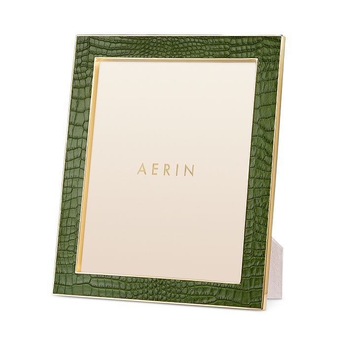 AERIN Classic Croc Leather Frame, 8" x 10" | Bloomingdale's
