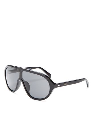 CELINE Shield Aviator Sunglasses, 133mm | Bloomingdale's