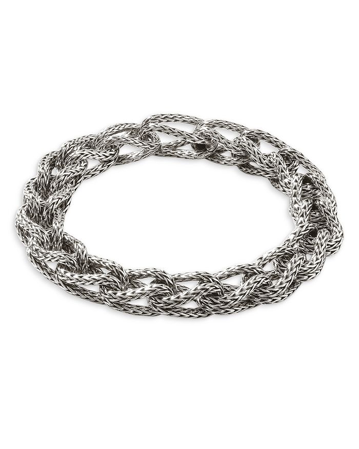 JOHN HARDY Silver Chain Classic Asli Braided Link Bracelet | Bloomingdale's