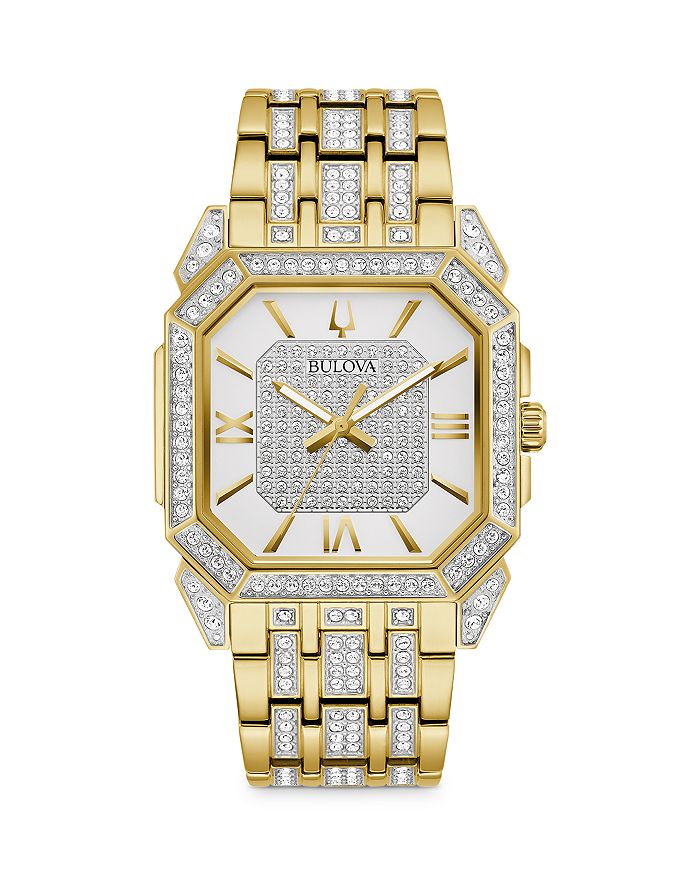 Bulova Crystal Watch, 40mm | Bloomingdale's
