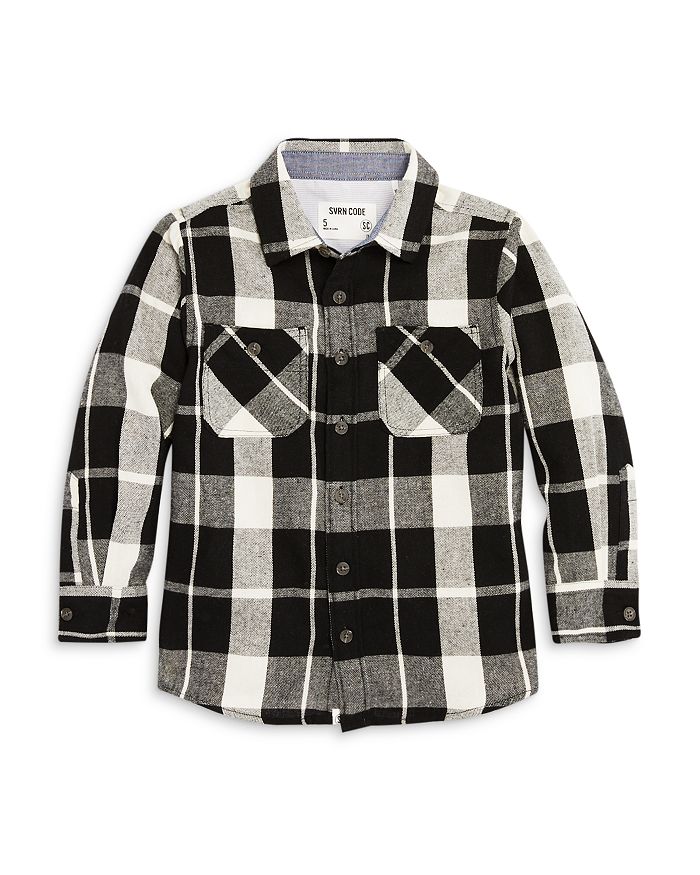Sovereign Code Boys' Arin Plaid Flannel Shirt - Baby | Bloomingdale's