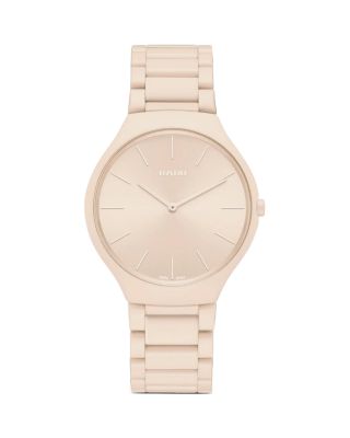 Rado True Thinline Le Corbusier Watch, 39mm In Pink | ModeSens