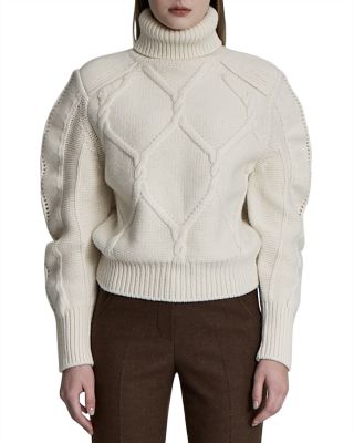 LVIR Cable Knit Turtleneck Sweater | Bloomingdale's