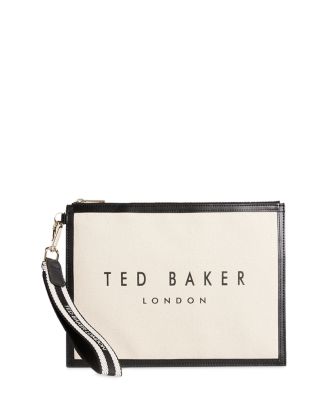 Ted Baker Vivtora Logo Canvas Pouch | Bloomingdale's
