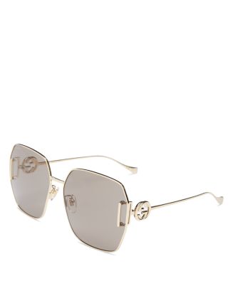 Gucci Square Sunglasses, 64mm | Bloomingdale's