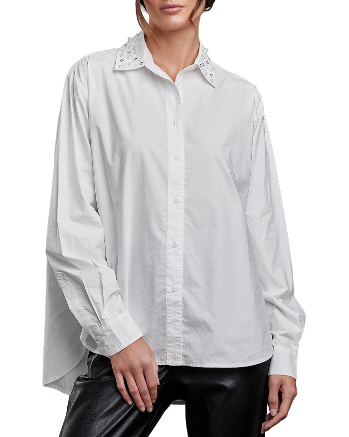Sundays Kade Embellished Collar Shirt | Bloomingdale's