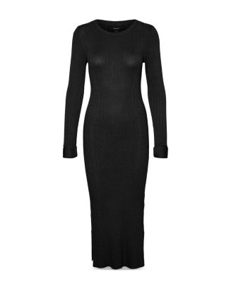 Vero Moda Glory Ribbed Midi Dress | Bloomingdale's