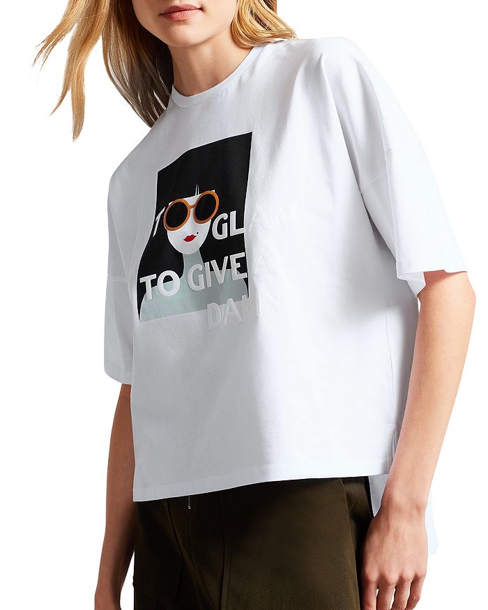 Ted Baker Cotton Deeva Graphic Tee | Bloomingdale's