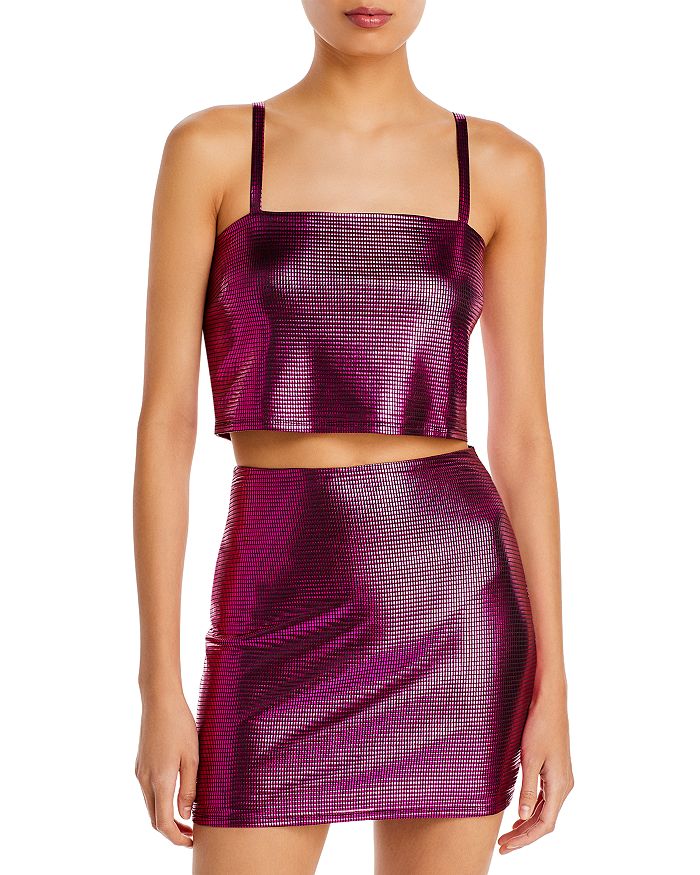 FORE Disco Crop Top | Bloomingdale's