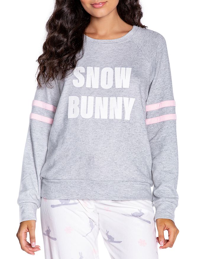 PJ Salvage Snow Bunny Pajama Top | Bloomingdale's