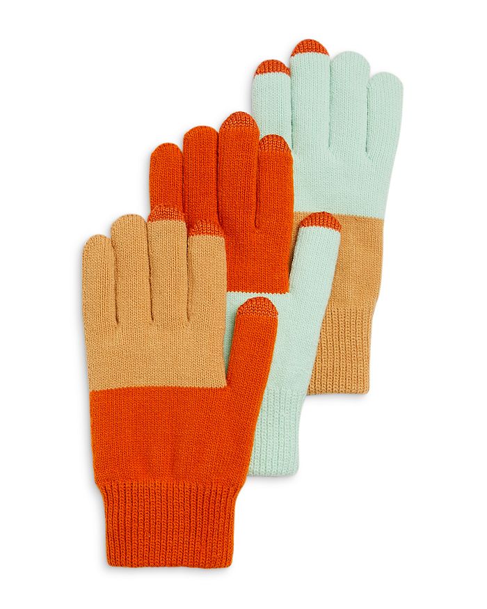 Verloop Pair and Spare Color Block Tech Gloves, Set of 3 Gloves ...