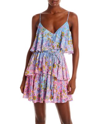 Hemant and Nandita Tiered Braided Belt Dress | Bloomingdale's