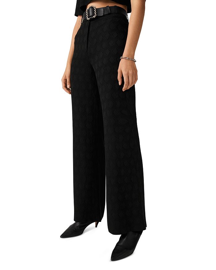 ba&sh Mandy Geo Wide Leg Pants | Bloomingdale's