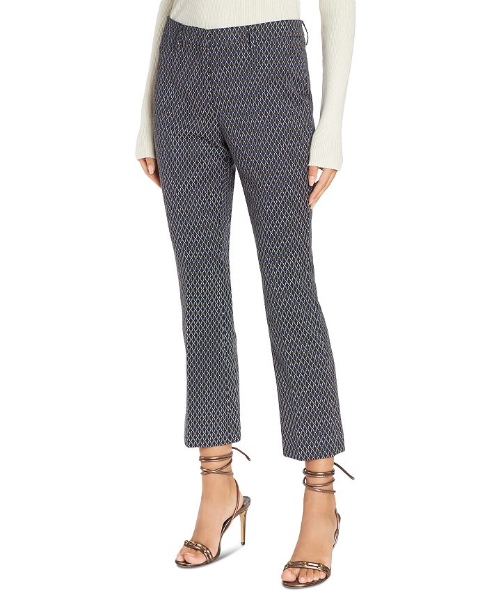 Etro Printed High Rise Cropped Pants | Bloomingdale's