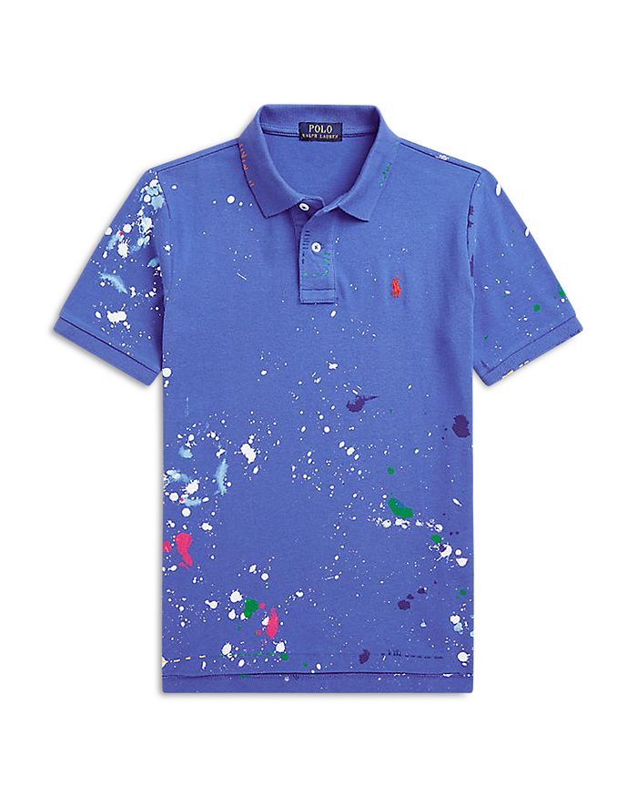 Ralph Lauren Boys' Paint Splatter Polo Shirt - Big Kid | Bloomingdale's