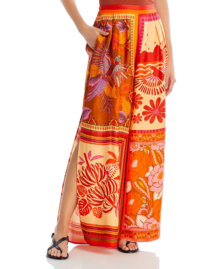 FARM Rio Forest Mixed Print Pants | Bloomingdale's