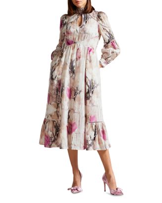Ted Baker Freisya Linen Midi Dress | Bloomingdale's Women