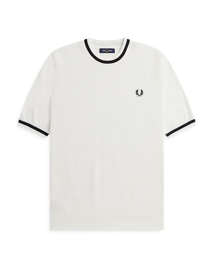 Fred Perry Textured Front Knit Tee | Bloomingdale's
