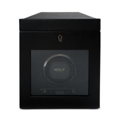 Wolf Designs WOLF 1834 British Racing Single Watch Winder with Storage ...