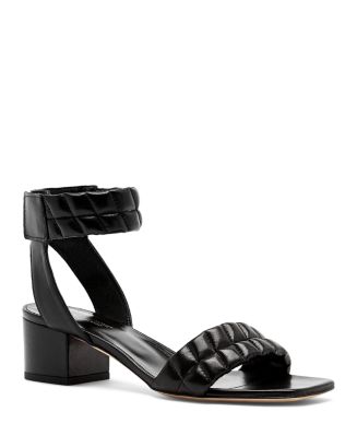La Canadienne Women's Rover Quilted Block Heel Sandals | Bloomingdale's