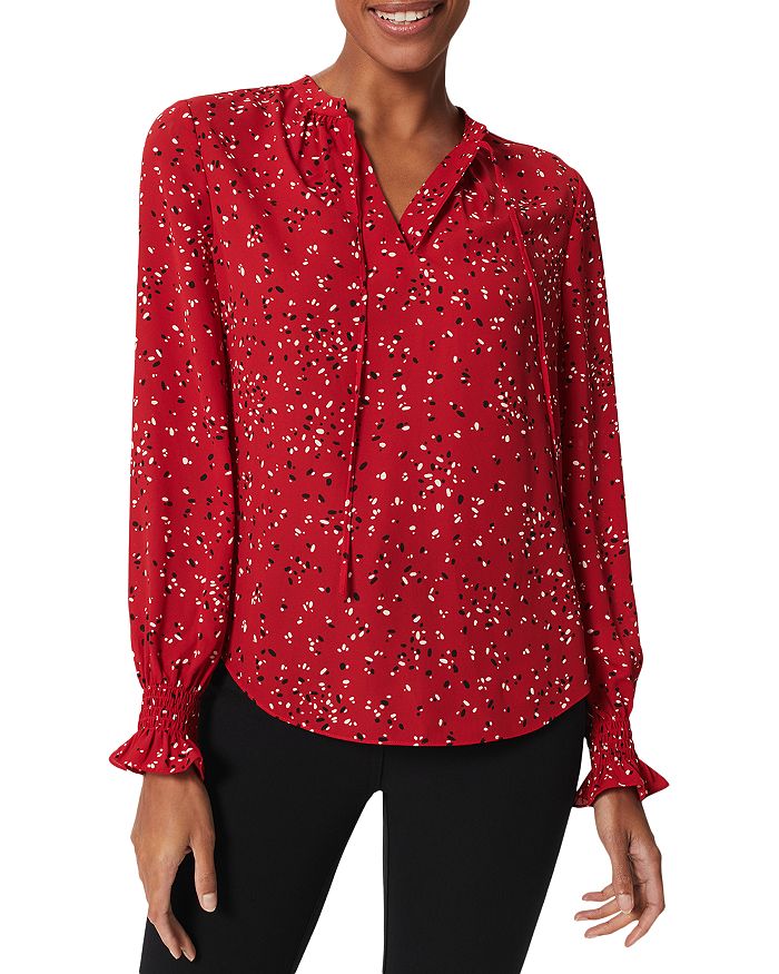 HOBBS LONDON Aisha Printed Blouse | Bloomingdale's