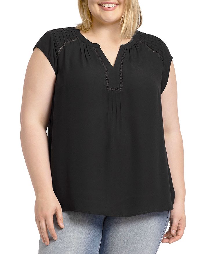 Daniel Rainn Plus Cap Sleeve Top | Bloomingdale's