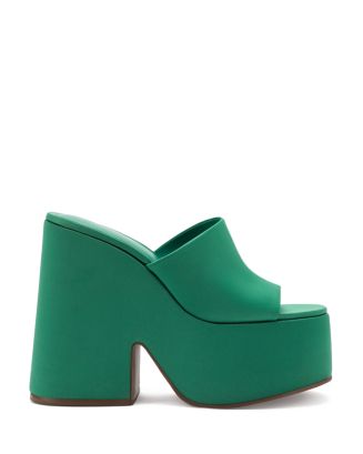 Larroudé Women's Wanda Slip On Platform Sandals | Bloomingdale's