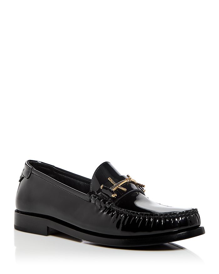 Saint Laurent Women's Le Loafer Moc Toe Loafers | Bloomingdale's