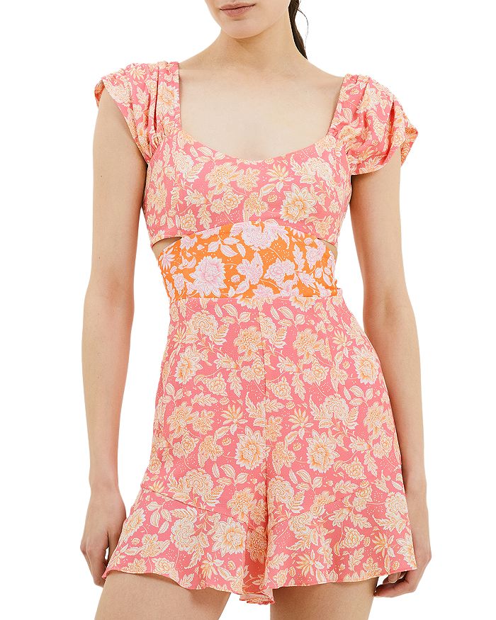 FRENCH CONNECTION Cosette Verona Cutout Romper | Bloomingdale's