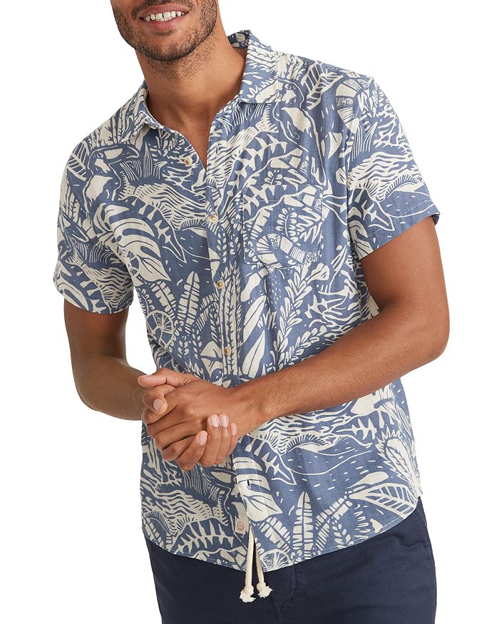 Marine Layer Crinkle Double Cloth Shirt | Bloomingdale's