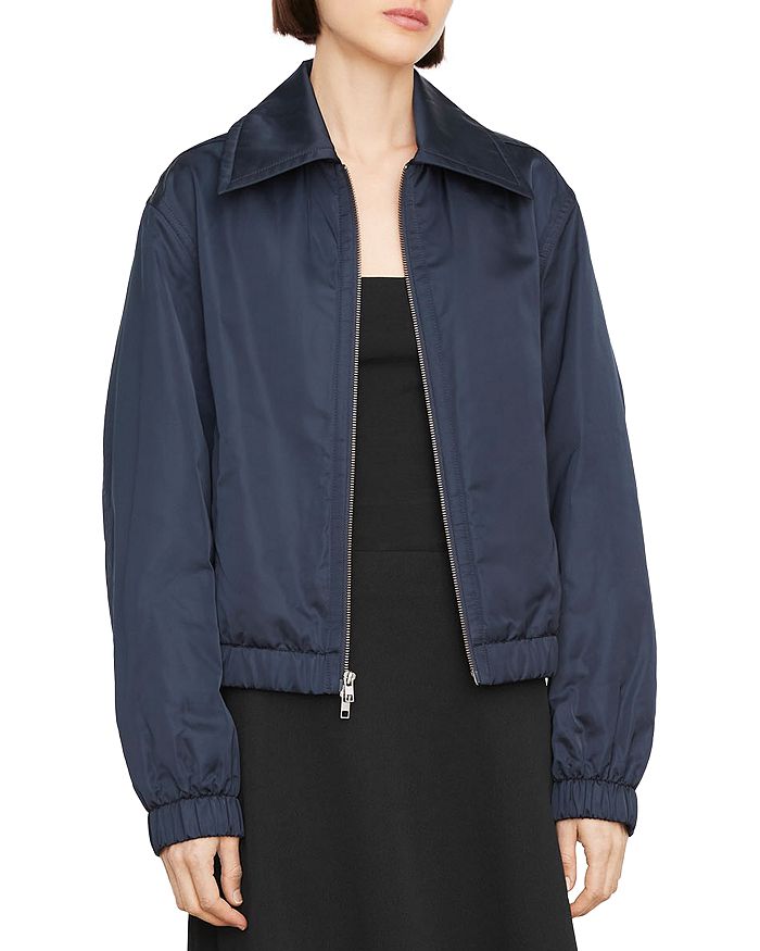Vince Zip Front Bomber Jacket | Bloomingdale's