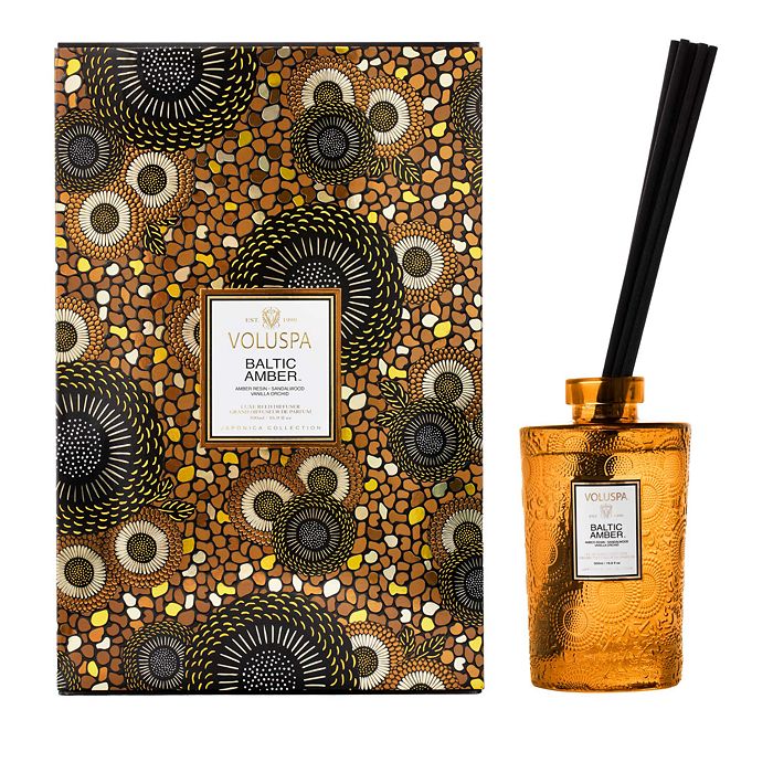 Voluspa Baltic Amber Luxe Reed Diffuser | Bloomingdale's