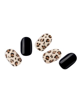 EDGEU ÉDGEU Perfect Gel Nail Wraps - Leopard Black | Bloomingdale's