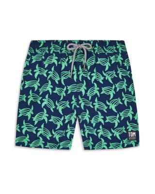 Click here for Tom & Teddy Boys Turtle Swim Trunks - Little Kid... prices